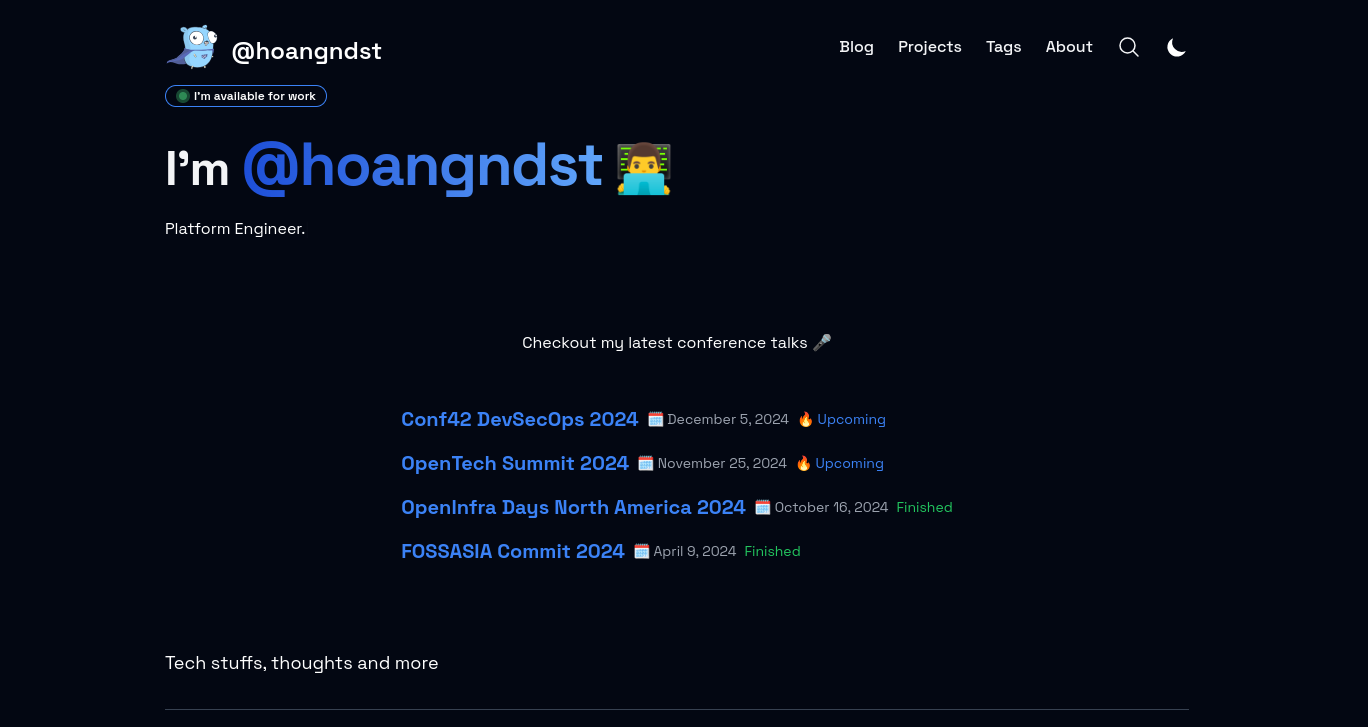 Projects | @hoangndst